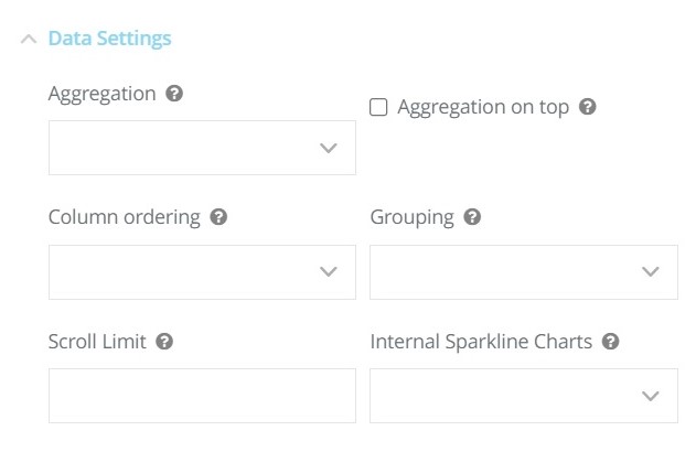 Widget Settings – Documentation and Support | Knowi