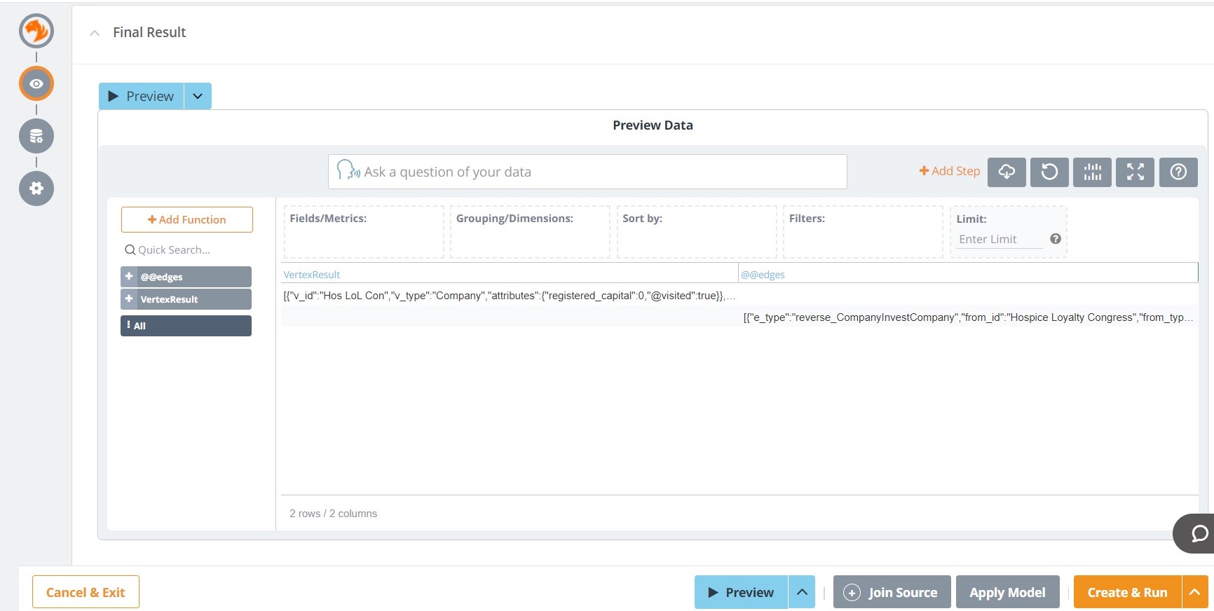 Tigergraph – Documentation and Support | Knowi