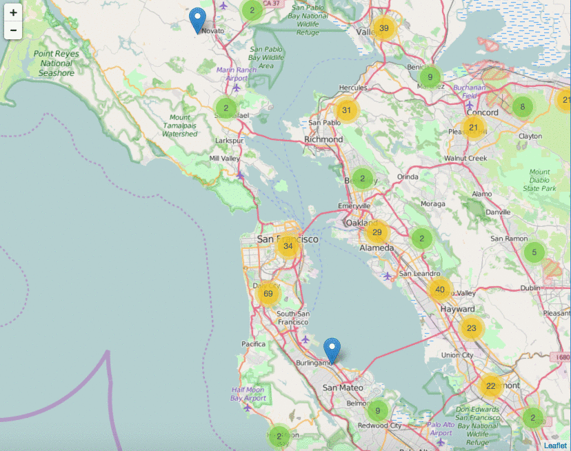Geo Cluster / Custom Maps – Documentation and Support | Knowi
