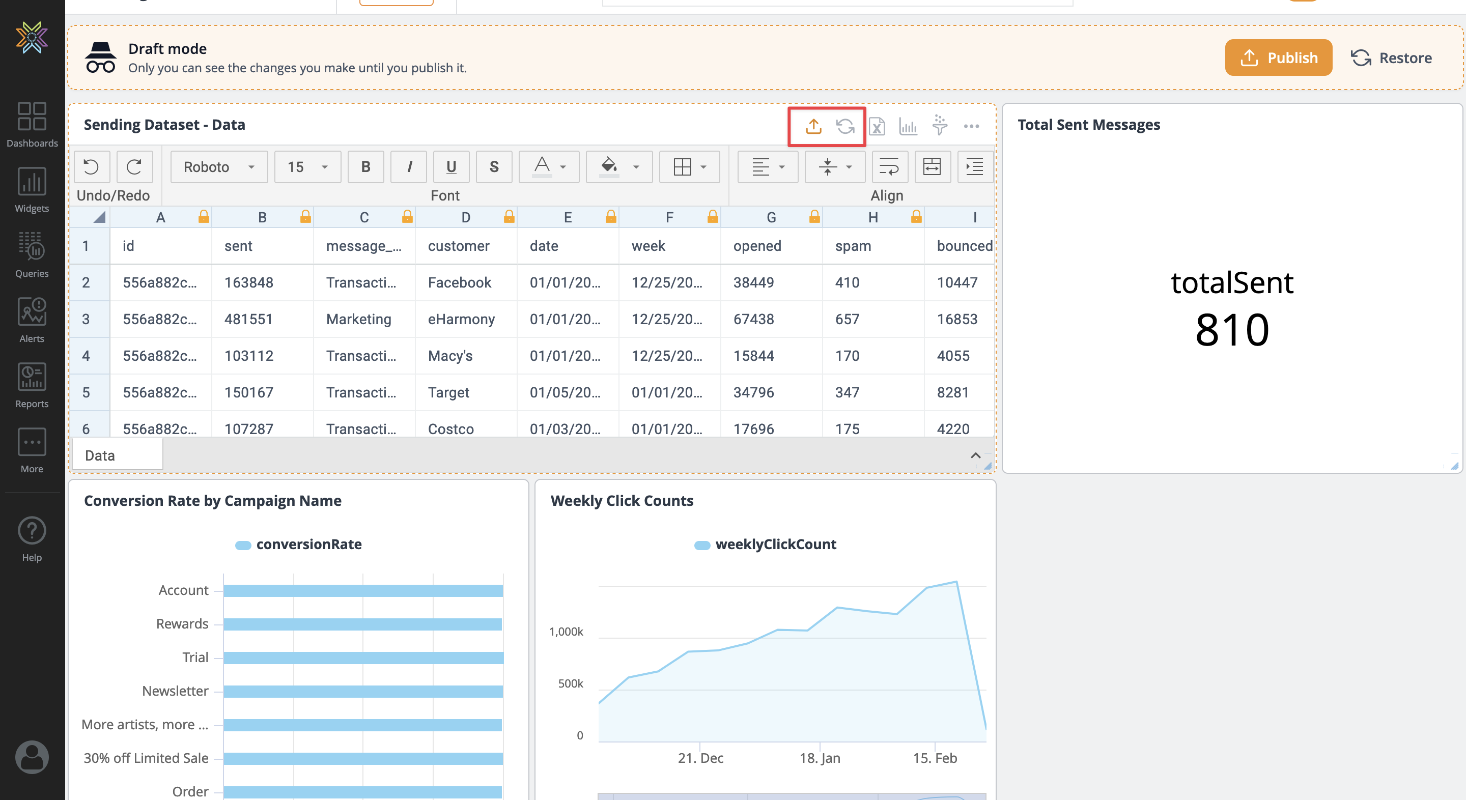 Private Draft Mode – Documentation and Support | Knowi