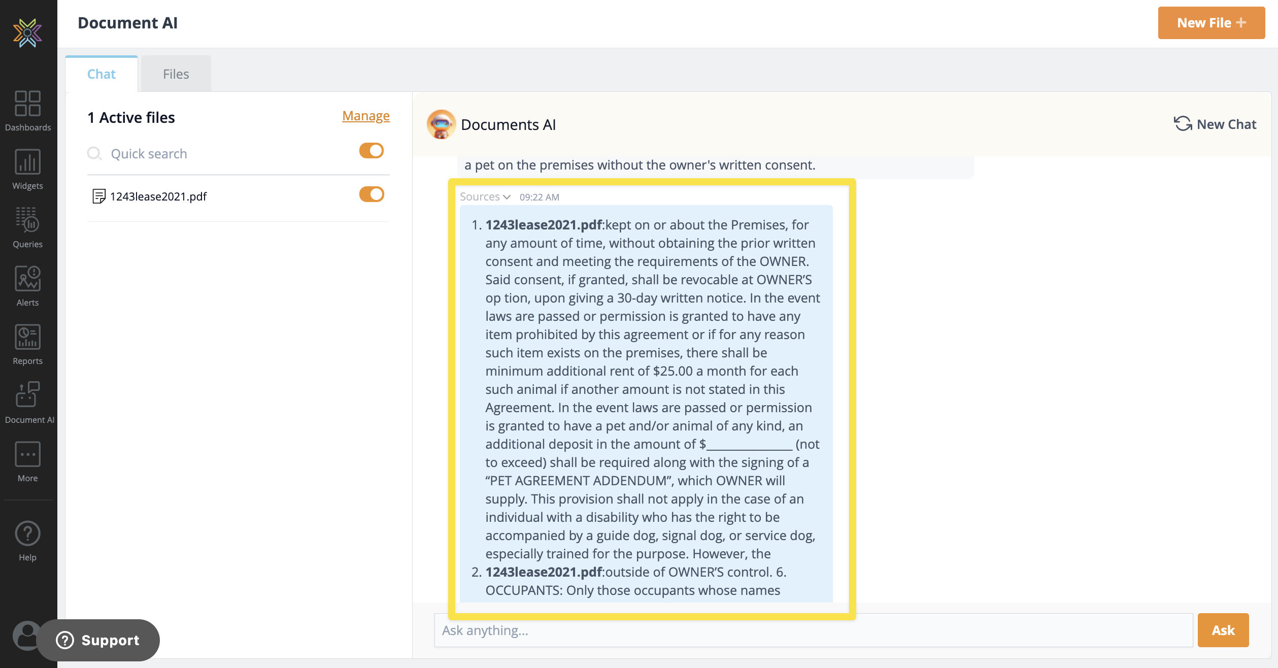 Document AI – Documentation and Support | Knowi