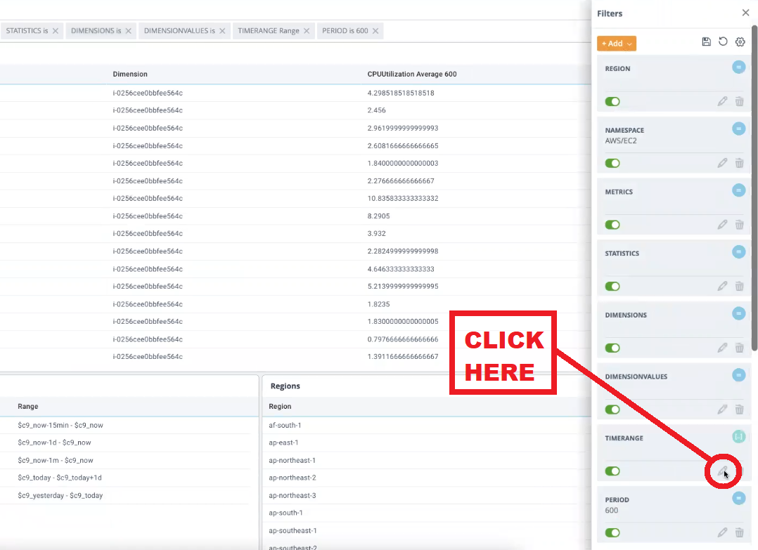 Date & Time Filtering – Documentation and Support | Knowi